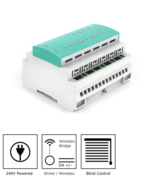 4 Channel DALI Blind Relay Controller, 2 x SPST + 2 x SPDT – Lumen ...