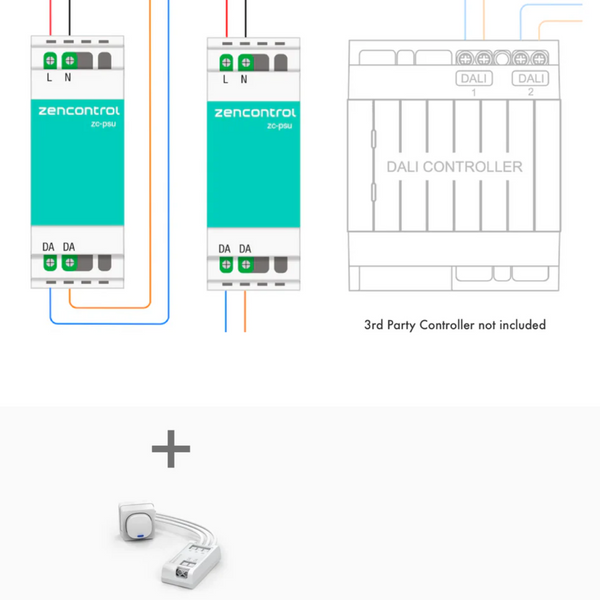 zencontrol DALI Dual Power Supply with Broadcast Switch – Lumen Resources
